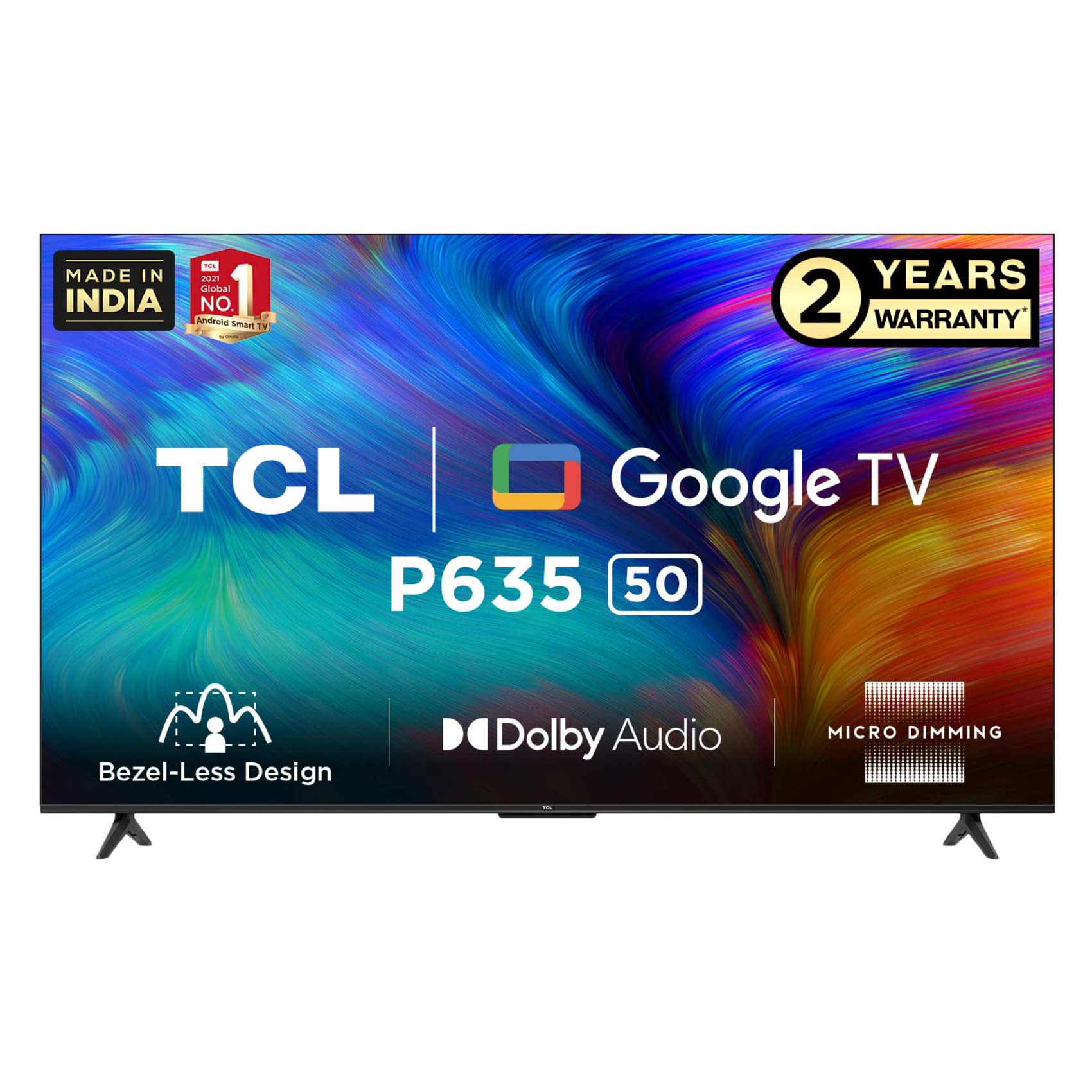 TCL 50P635 50-inch 4K HDR Google TV - Axelrod Phones